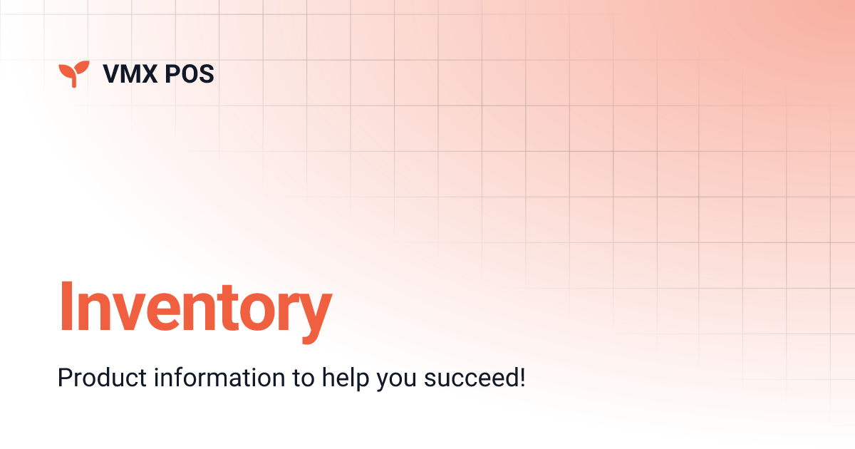 Inventory | VMX POS